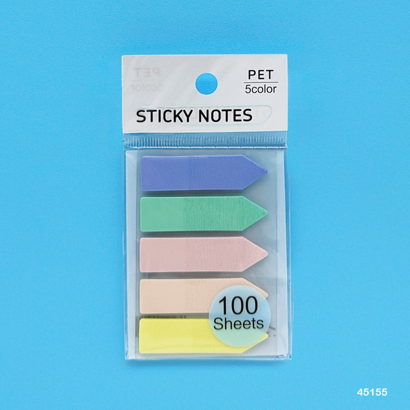 45155 STICKY NOTES 12X45MM ARROW 5 PASTEL COLOR – GIFT TO LOVE