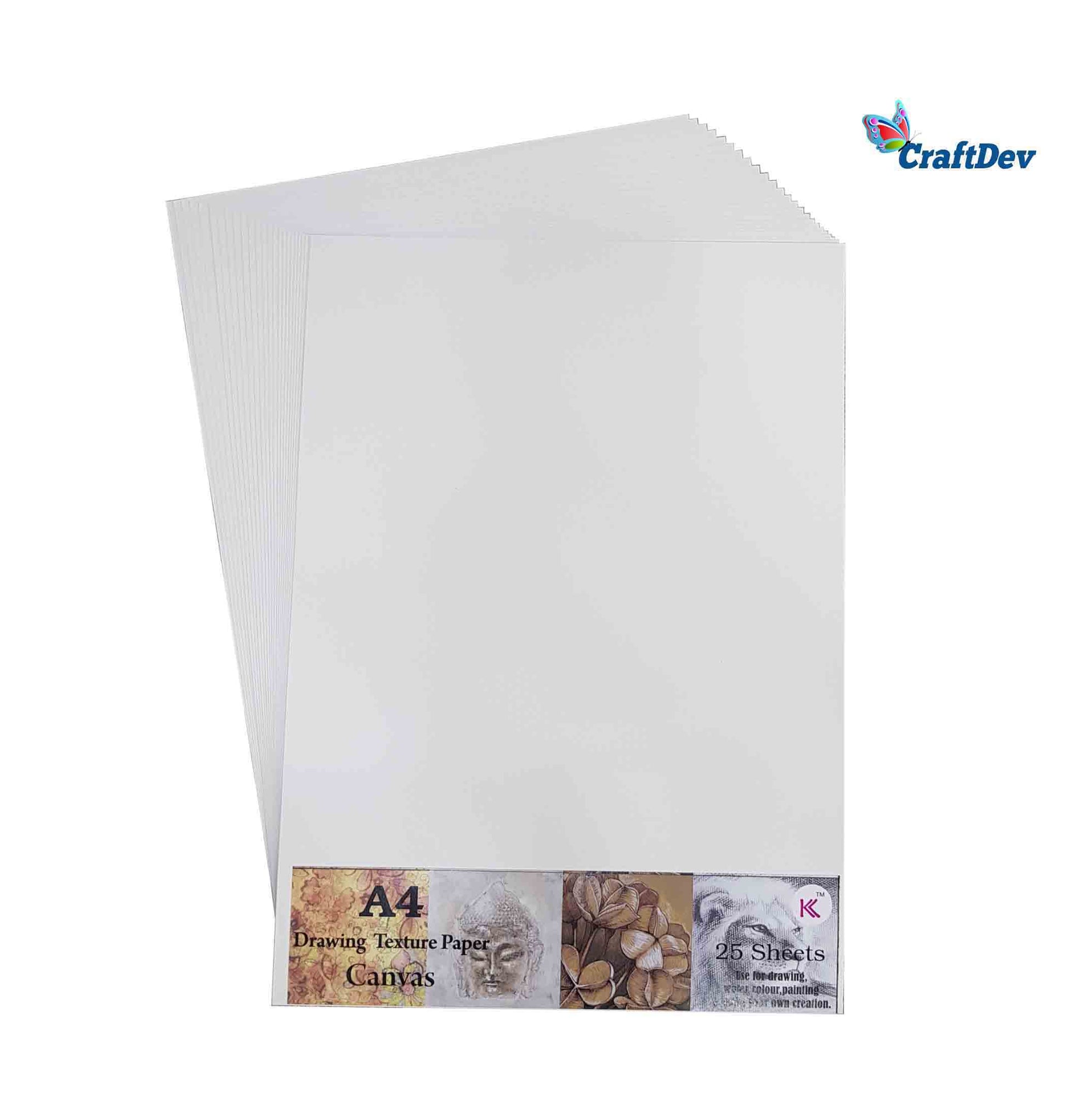 A3 DRAWING TEXTURE PAPER CANVAS 25 SHEET A3CP – GIFT TO LOVE
