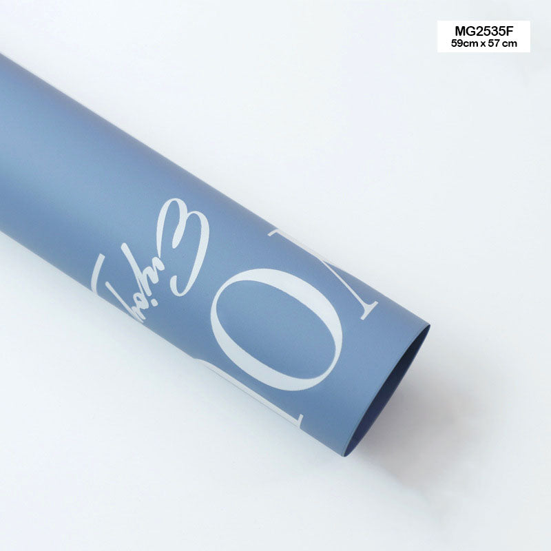 WRAPPING PAPER PLASTIC (20 SHEET) MG2535F – GIFT TO LOVE