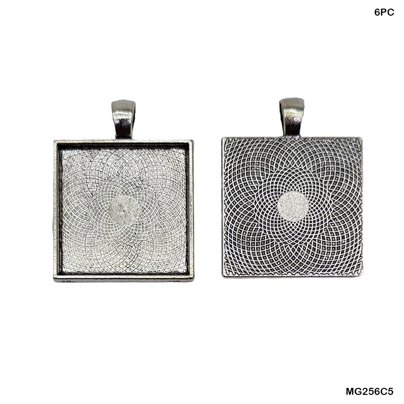 MG256C5 SQUARE SHAPE METAL 6PC SILVER – GIFT TO LOVE