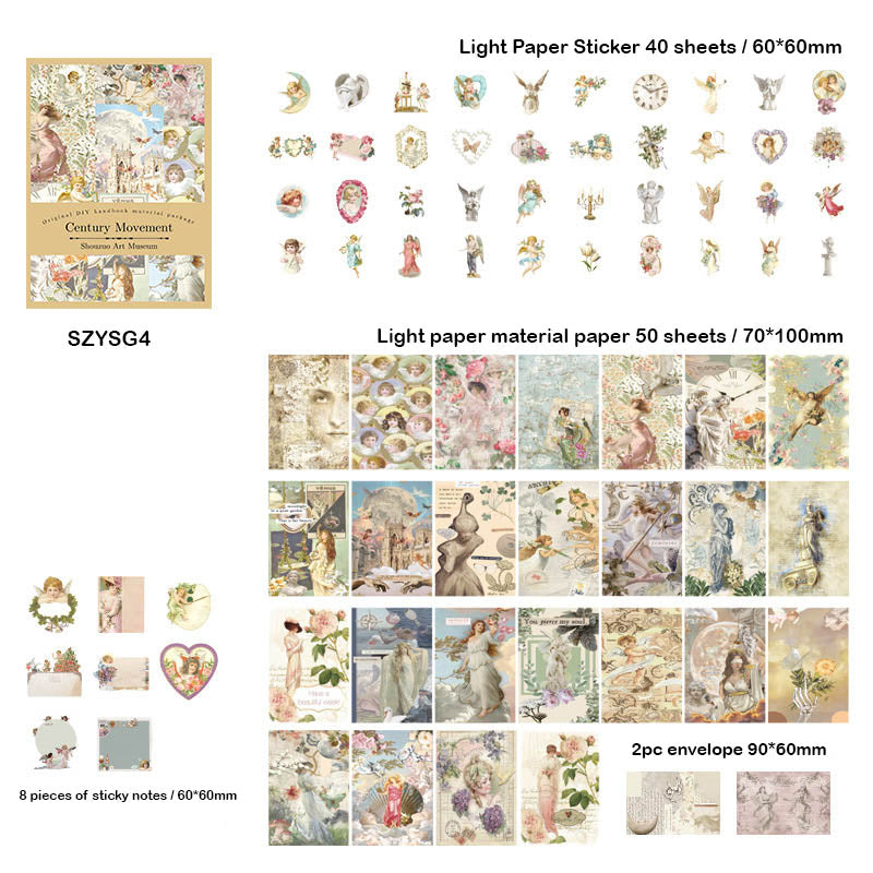 SZYSG4 JOURNAL PAPER CUTOUTS AND STICKERS 100PC – GIFT TO LOVE