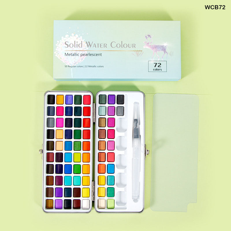 WATER COLOR SET WCB72 (72 COLOR) – GIFT TO LOVE